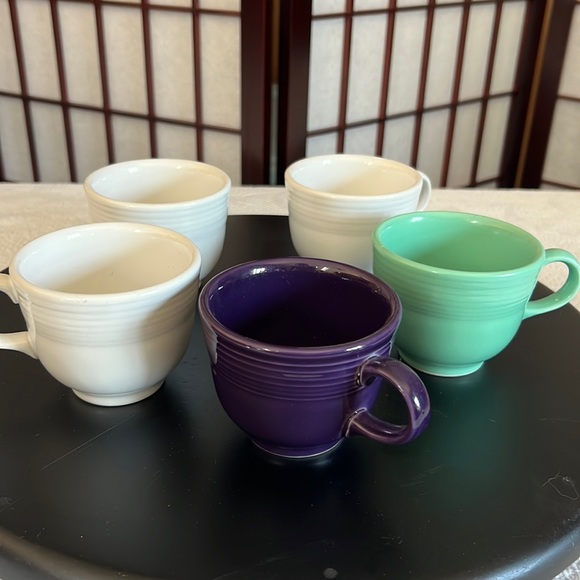 Fiestaware | Kitchen | Fiestaware Tea Cups Bundle Of 5 | Poshmark